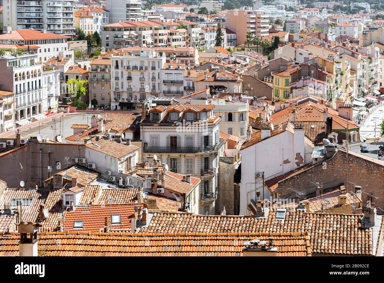Aerial view of cannes, france hi-res stock photography and images - Alamy