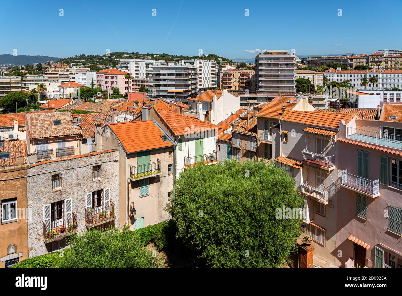 Aerial view of cannes, france hi-res stock photography and images - Alamy
