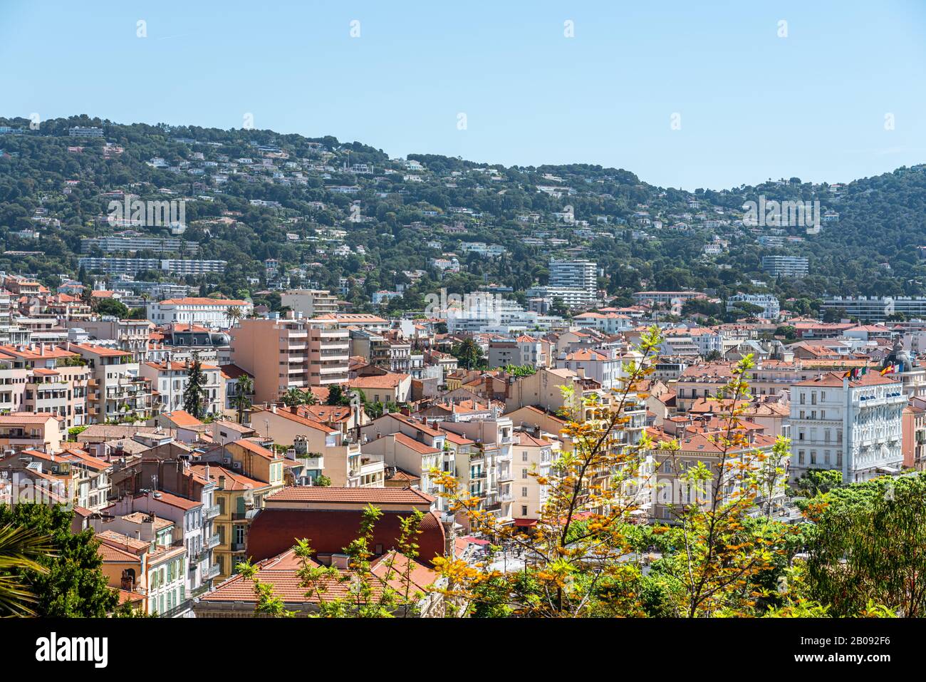 Aerial view of cannes, france hi-res stock photography and images - Alamy