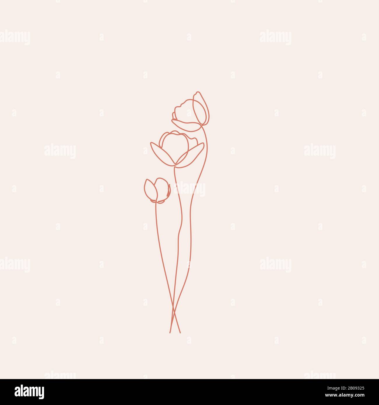 Botanical Sketch Vector Illustration. Nature vector Line drawing ...