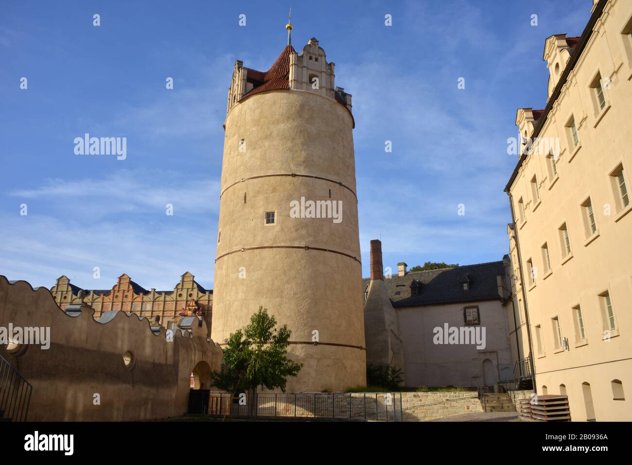 Bernburg Saale, Germany the architecture of the old castle building ...