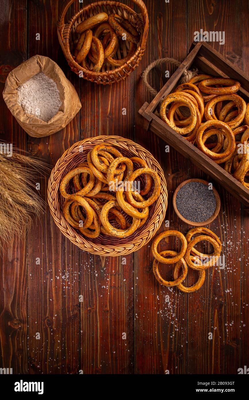 Round snacks hi-res stock photography and images - Alamy