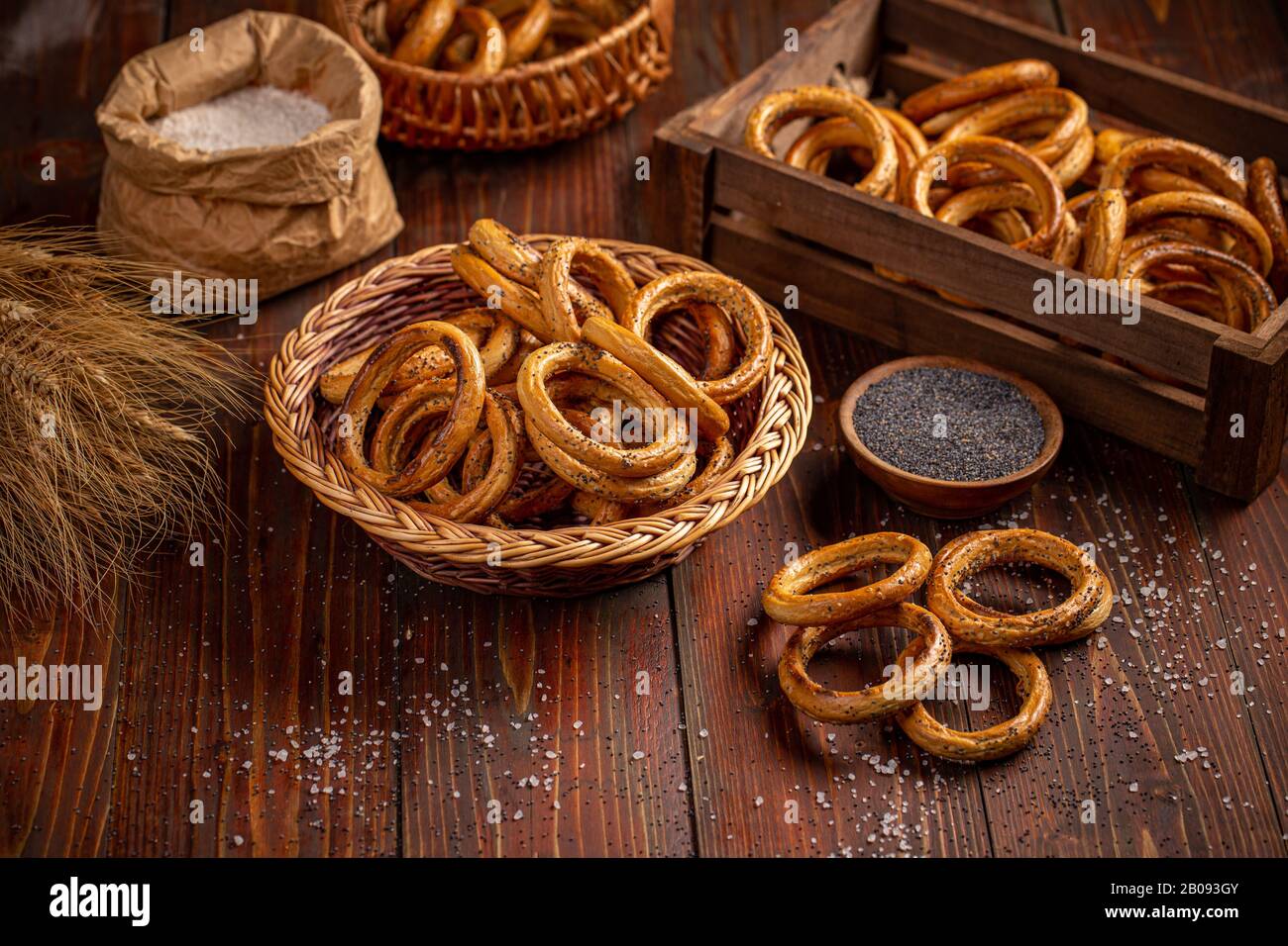 Round snacks hi-res stock photography and images - Alamy