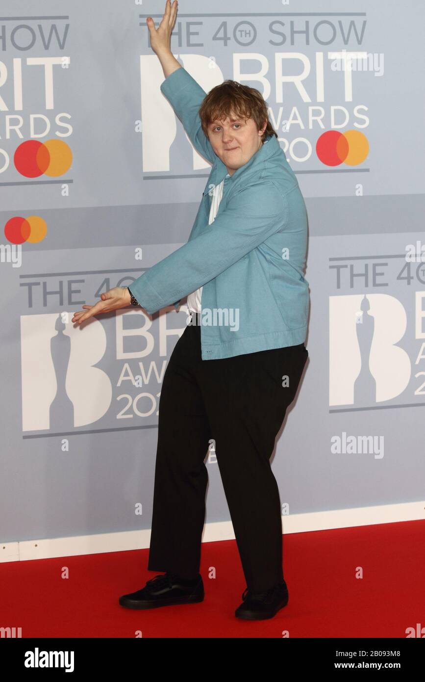 Lewis Capaldi attends the 40th Brit Awards Red Carpet arrivals at The ...