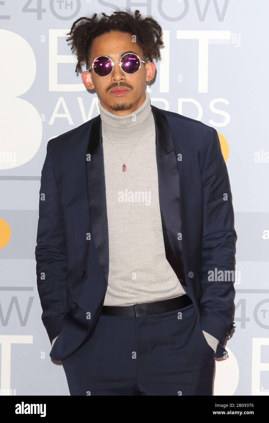 Jordan Stephens attends the 40th Brit Awards Red Carpet arrivals at The ...