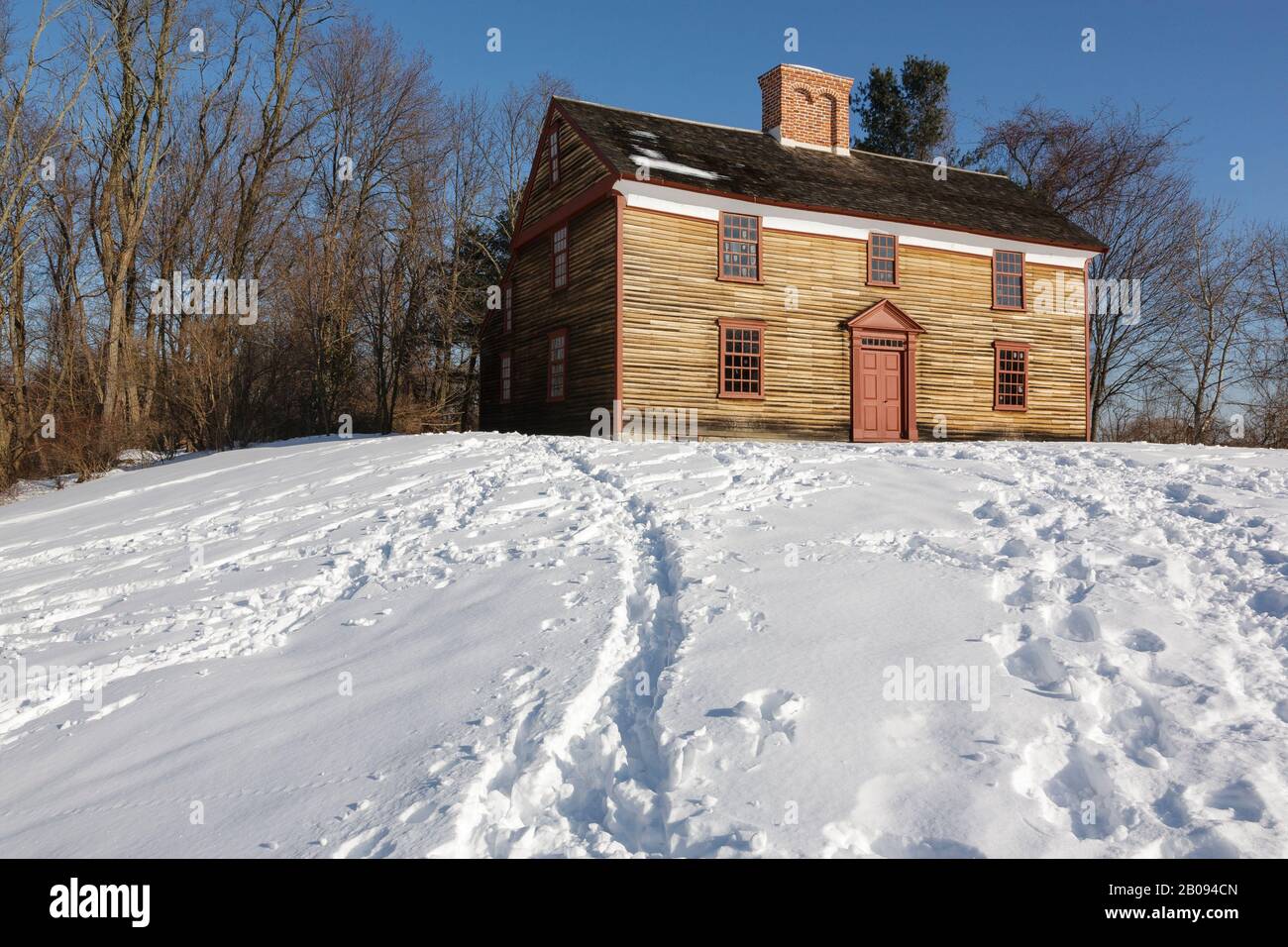 Captain William Smith House along the Battle Road Trail at Minute Man ...