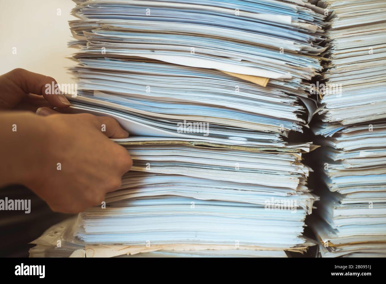 Stack of paperwork hi-res stock photography and images - Alamy