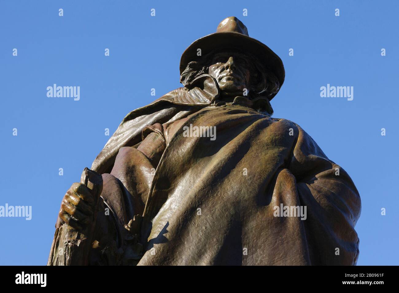 The statue of Roger Conant, the founder of Salem, in front of the Salem ...