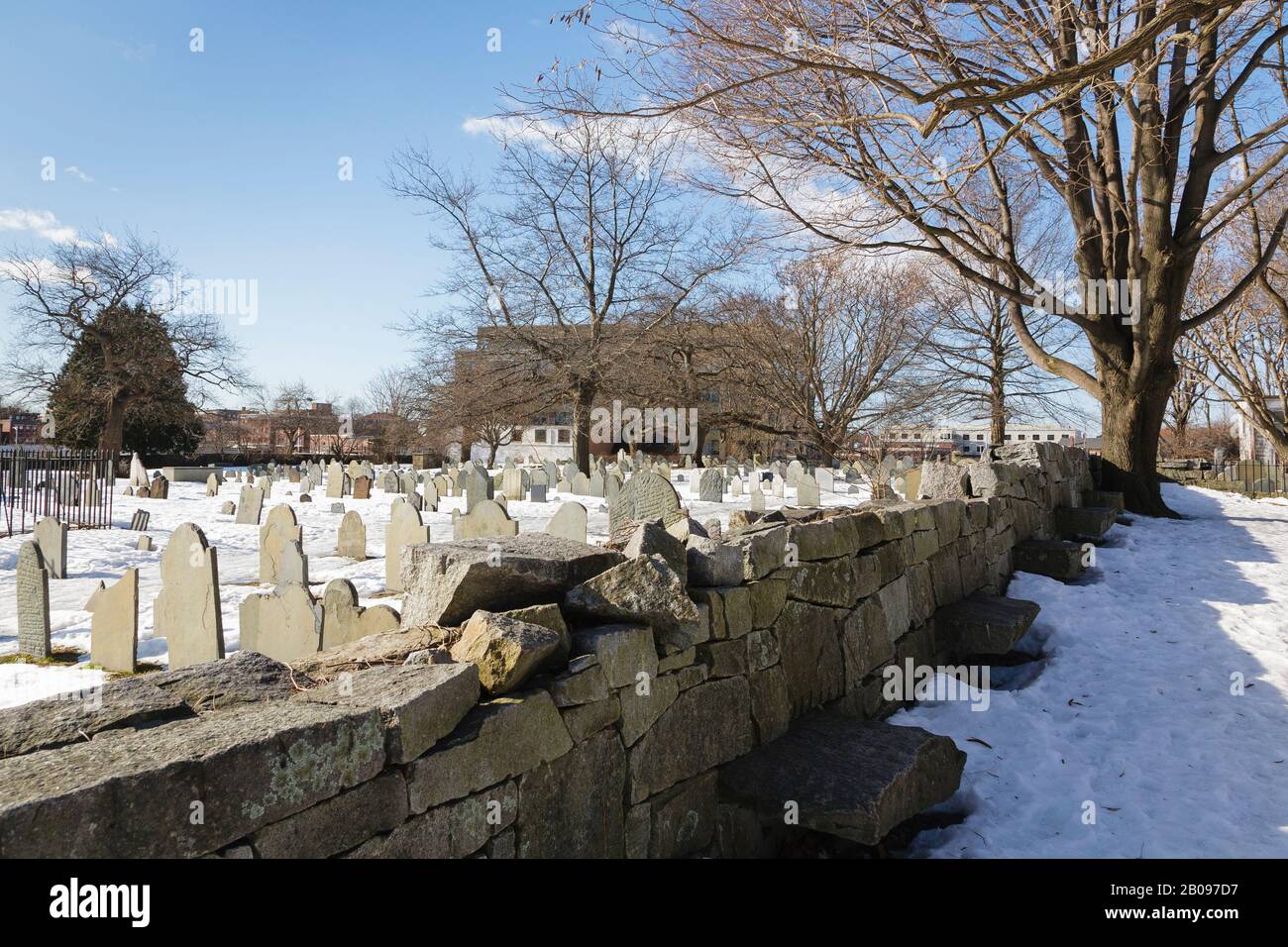 Old Burying Point Cemetery in Salem, Massachusetts Stock Photo - Alamy