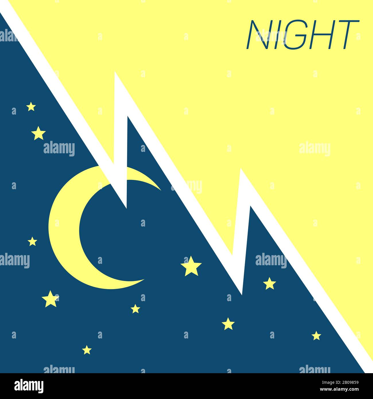 Dark and light concept Stock Vector Images - Alamy