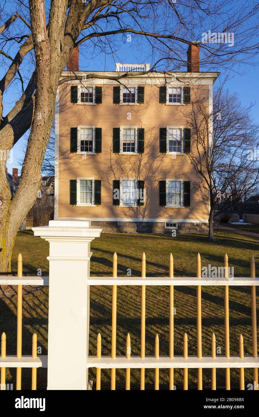 The Hawkes House in Salem, Massachusetts. Designed by Salem architect ...