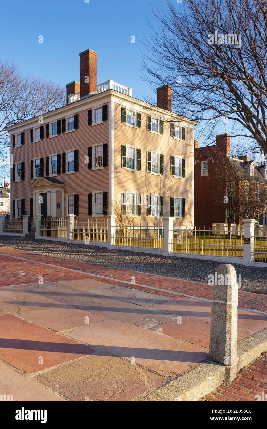 The Hawkes House in Salem, Massachusetts. Designed by Salem architect ...