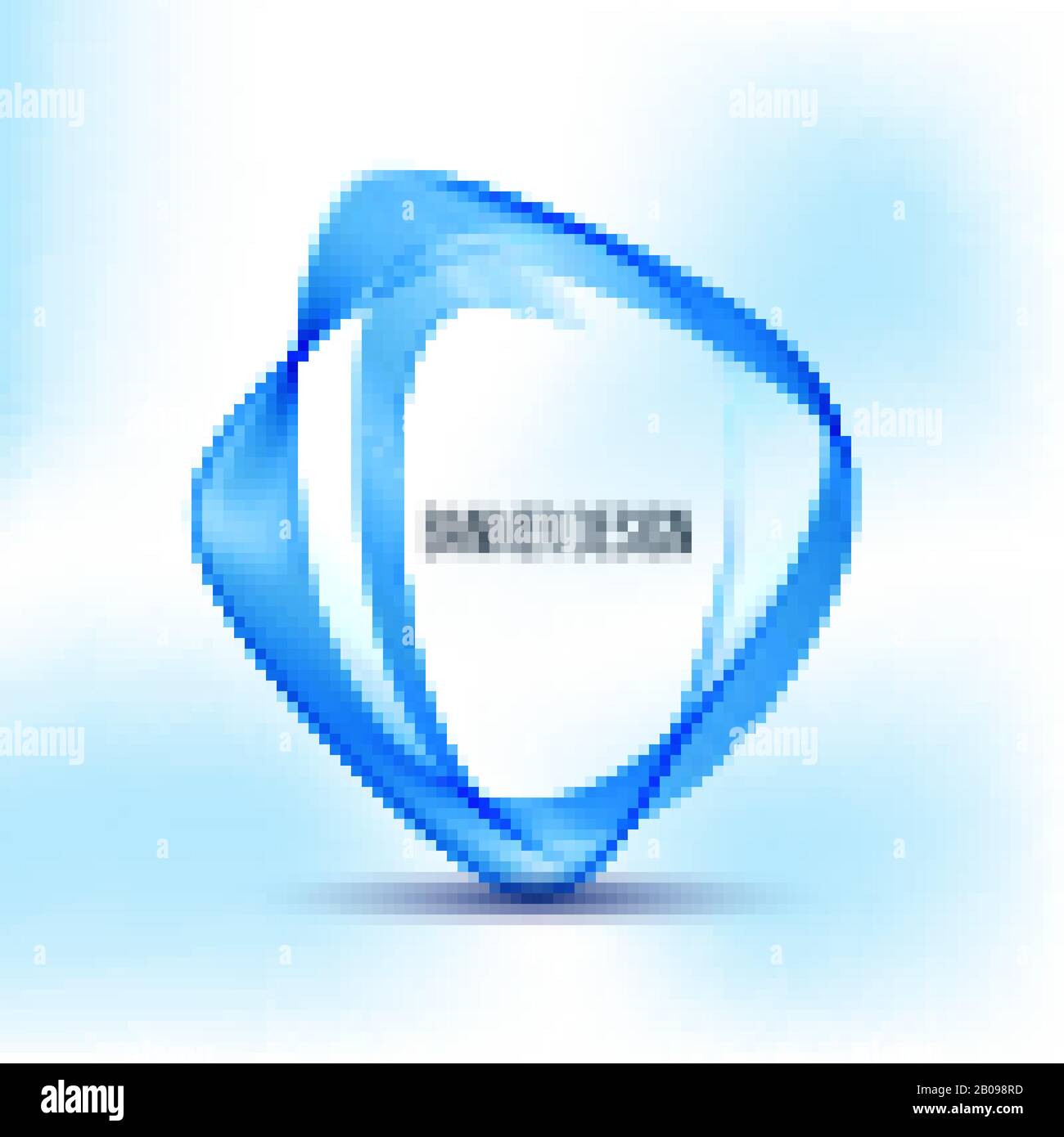 Blue circle frame Stock Vector Images - Alamy