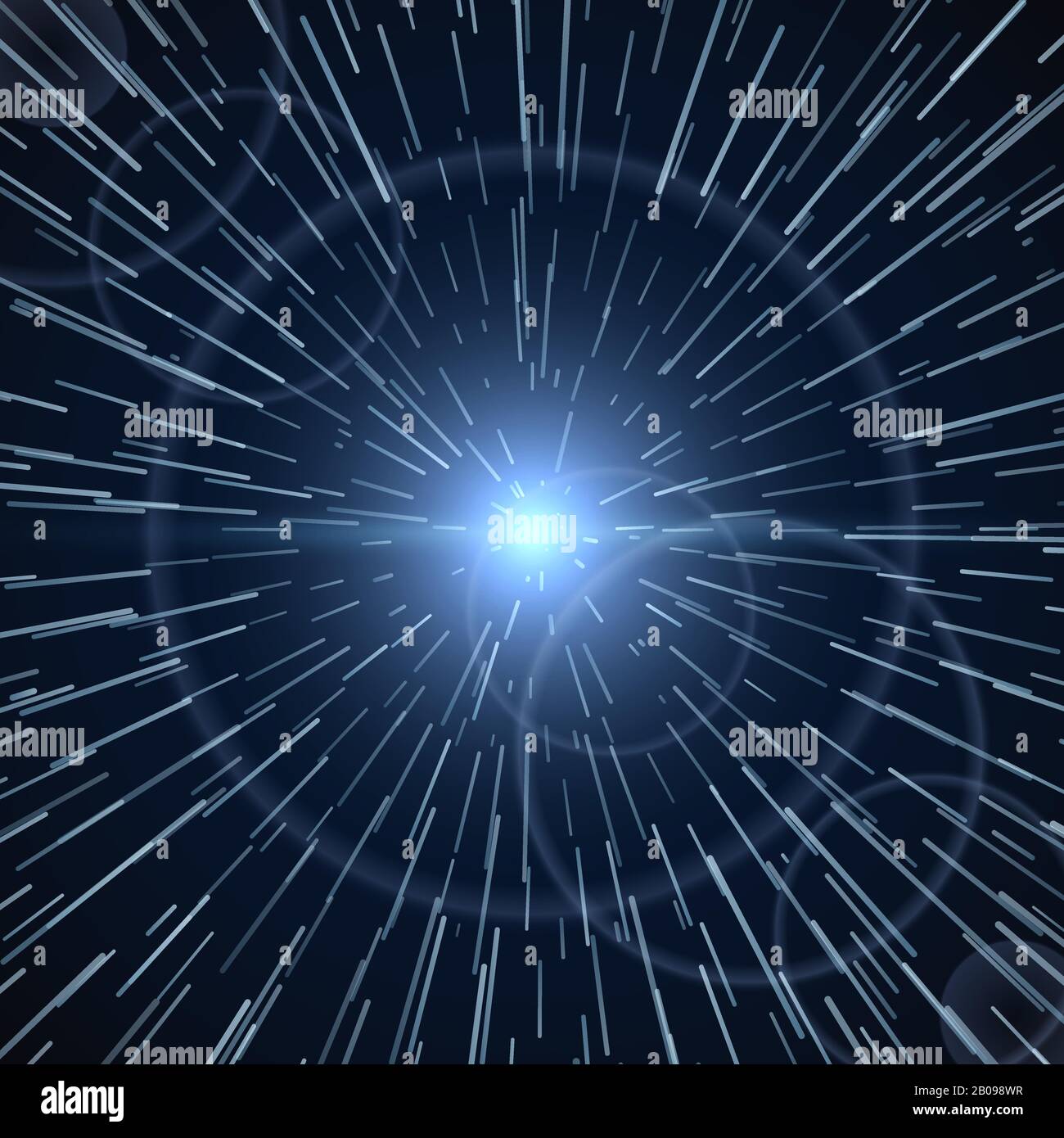 Time warp, bright light white sunburst vector illustration. Sunburst ...