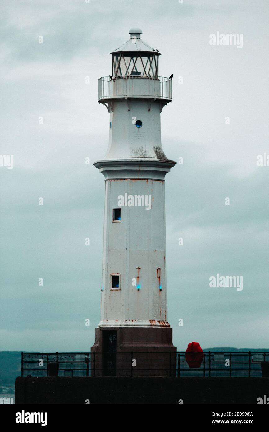 Newhaven Lighthouse at Rest In Edinburgh Stock Photo - Alamy