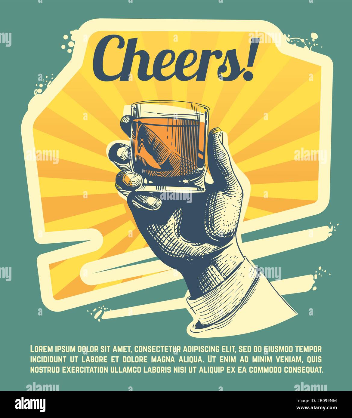 Vintage Drinking Cheers