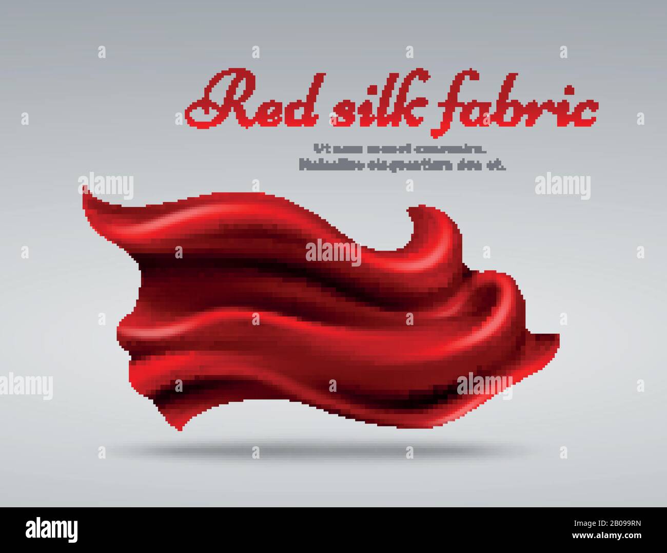 Satin fold fabric Stock Vector Images - Alamy