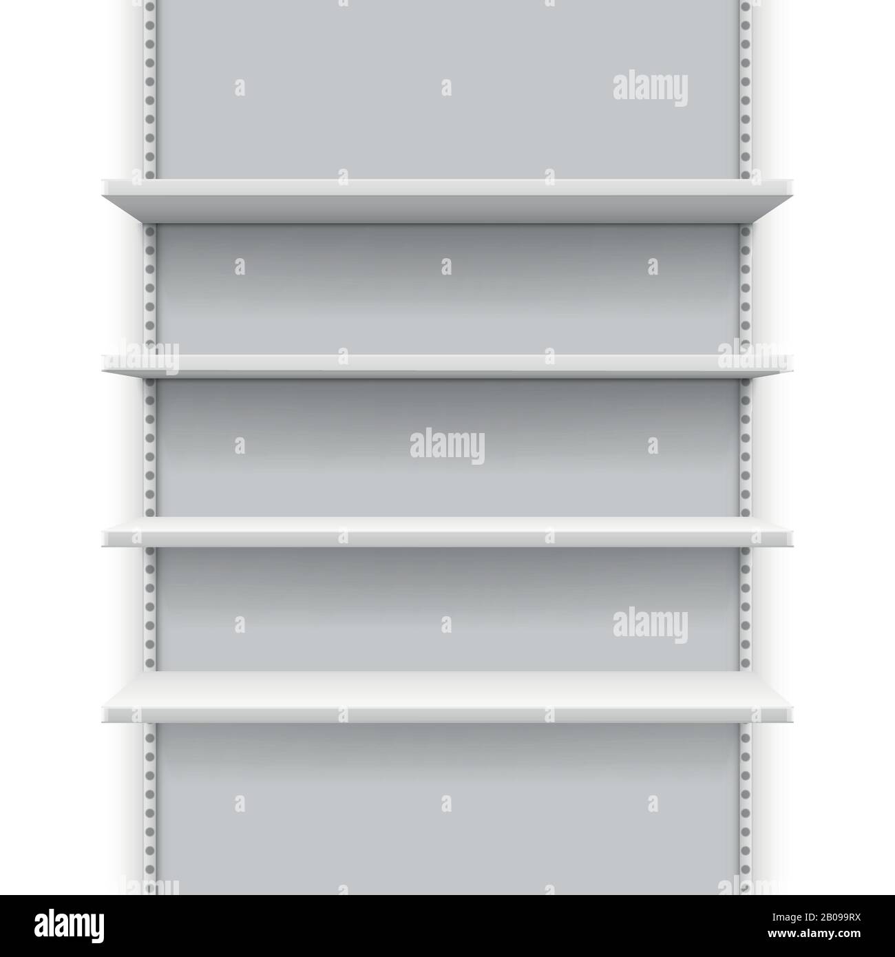 Store Shelves Vector