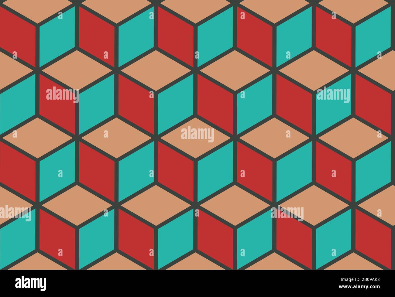 Vector Stones Floor Tile Seamless Pattern Abstract Design Tile Wall Illustration Stock Vector