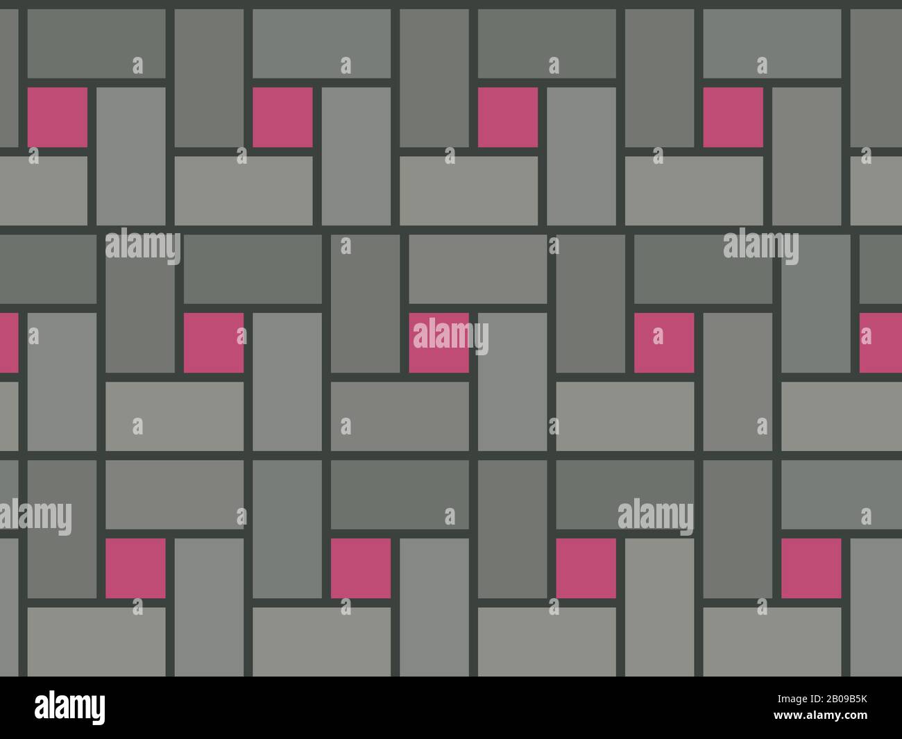 Vector stones floor tile seamless pattern. Textured with block surface ...