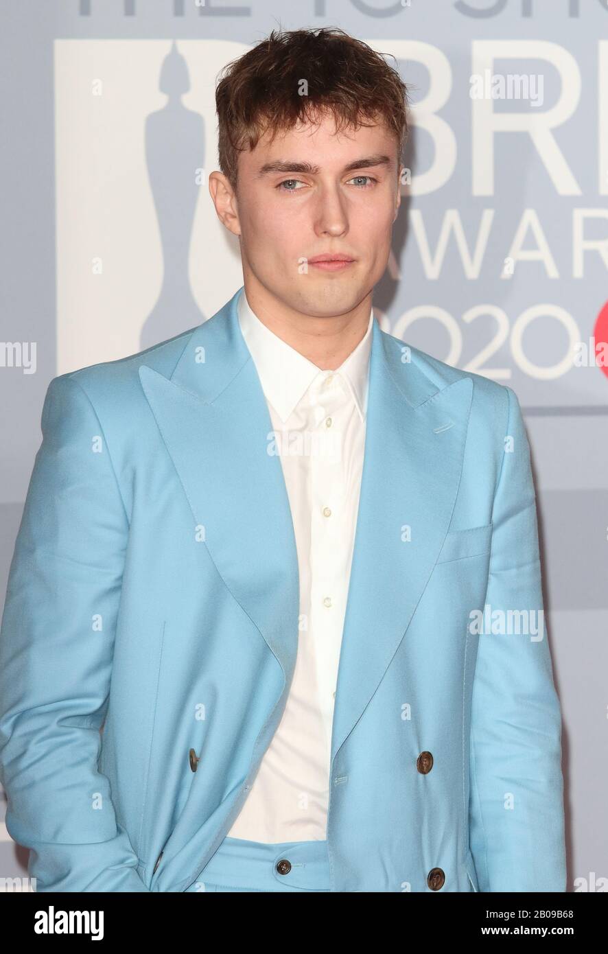Sam Fender attends the 40th Brit Awards Red Carpet arrivals at The O2 ...