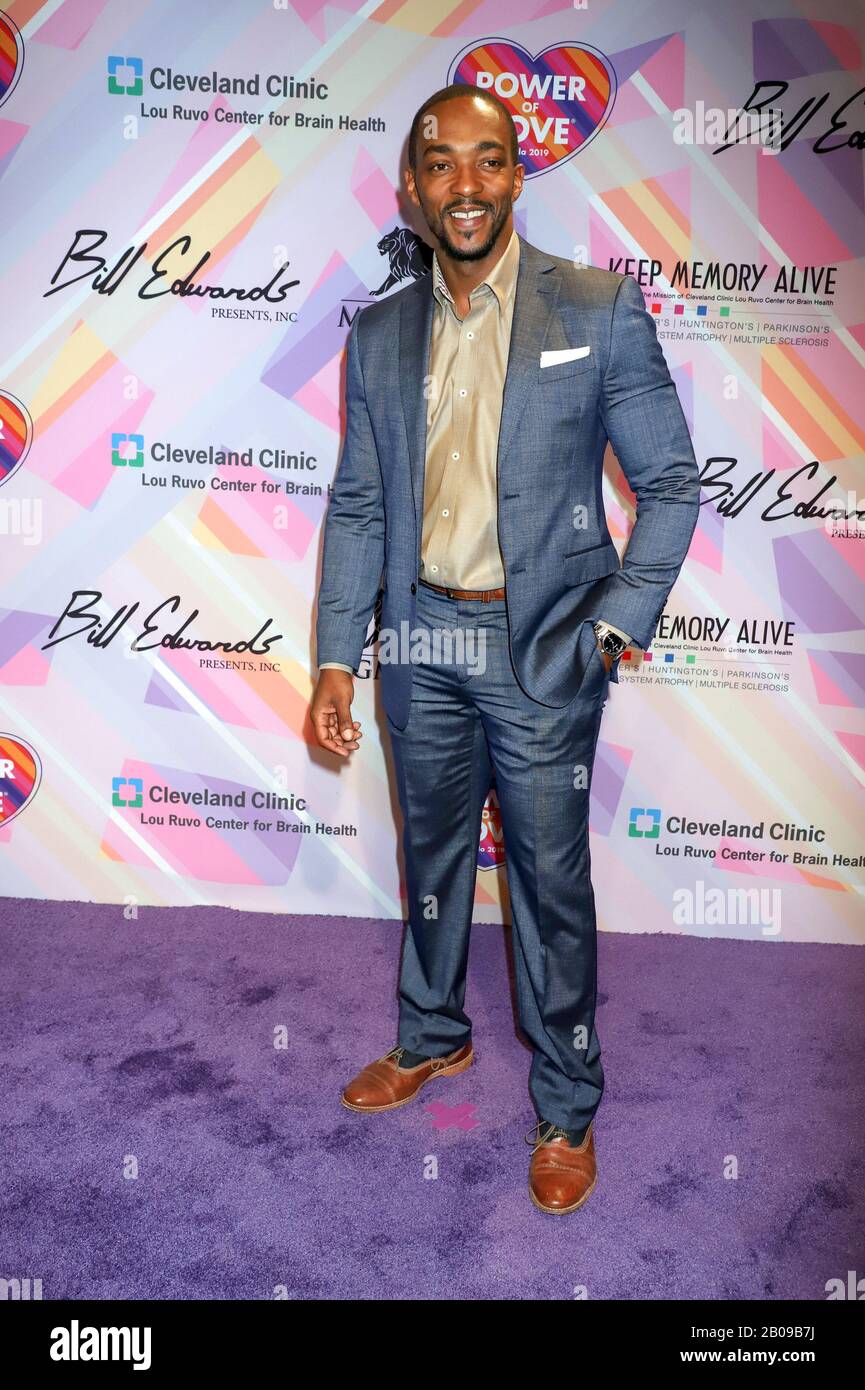 Las Vegas, NV, USA. Anthony Mackie at Keep Memory Alive's 23rd Annual ...