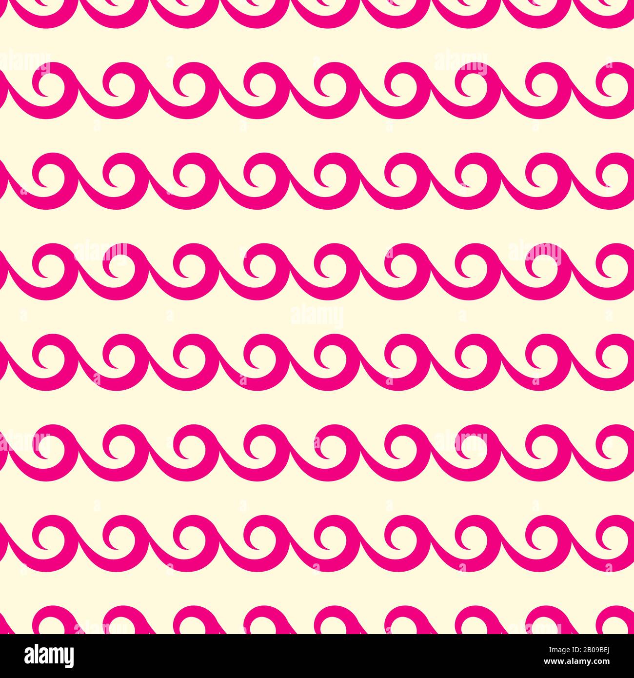 Pink vector swirls seamless pattern. Art abstract design background ...