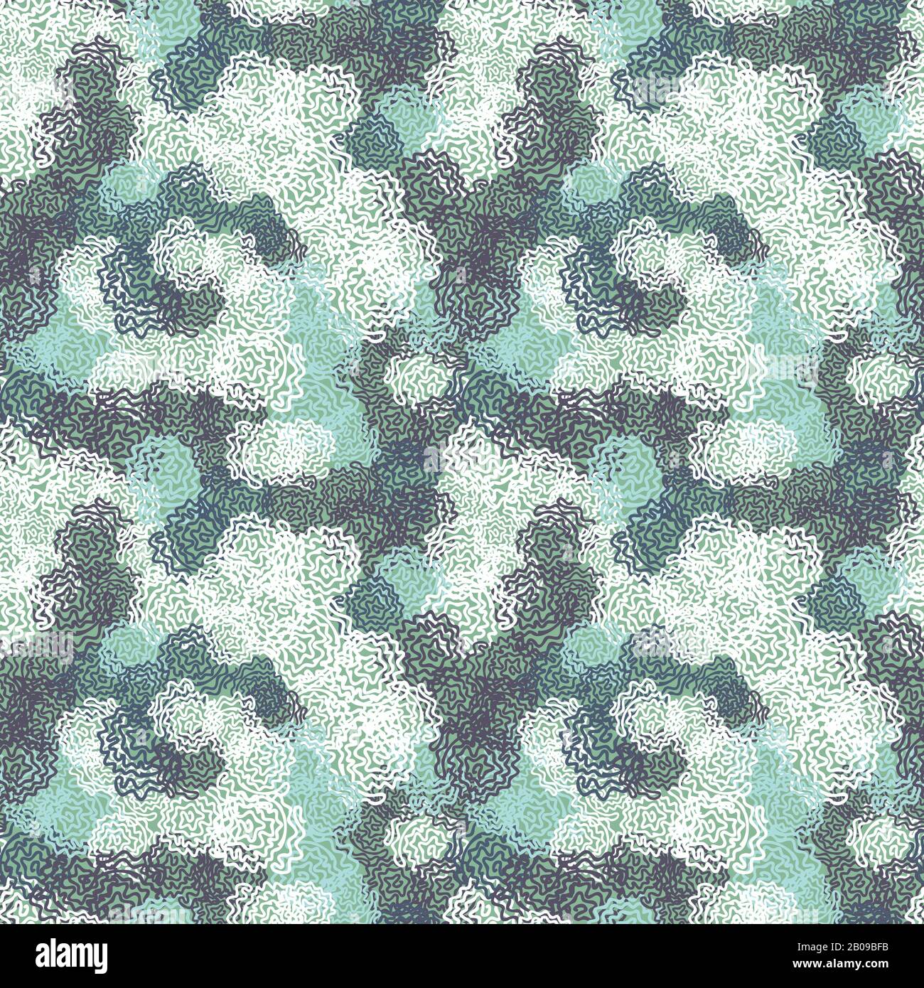 abstract clouds seamless vector pattern Stock Vector Image & Art - Alamy