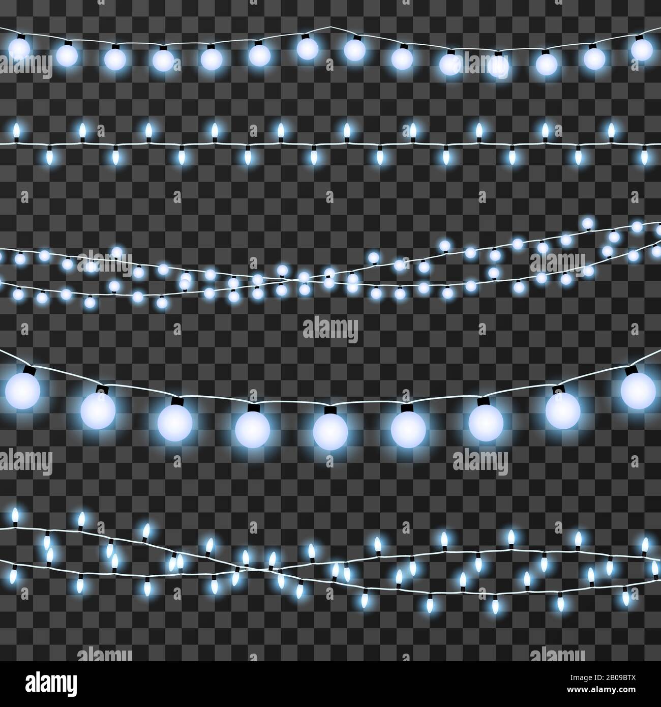 Luminous christmas decor Stock Vector Images - Alamy