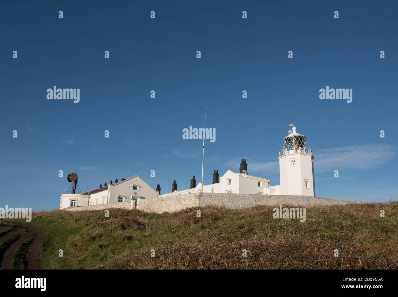 Early Morning View of Lizard Point Lighthouse on the South West Coast ...