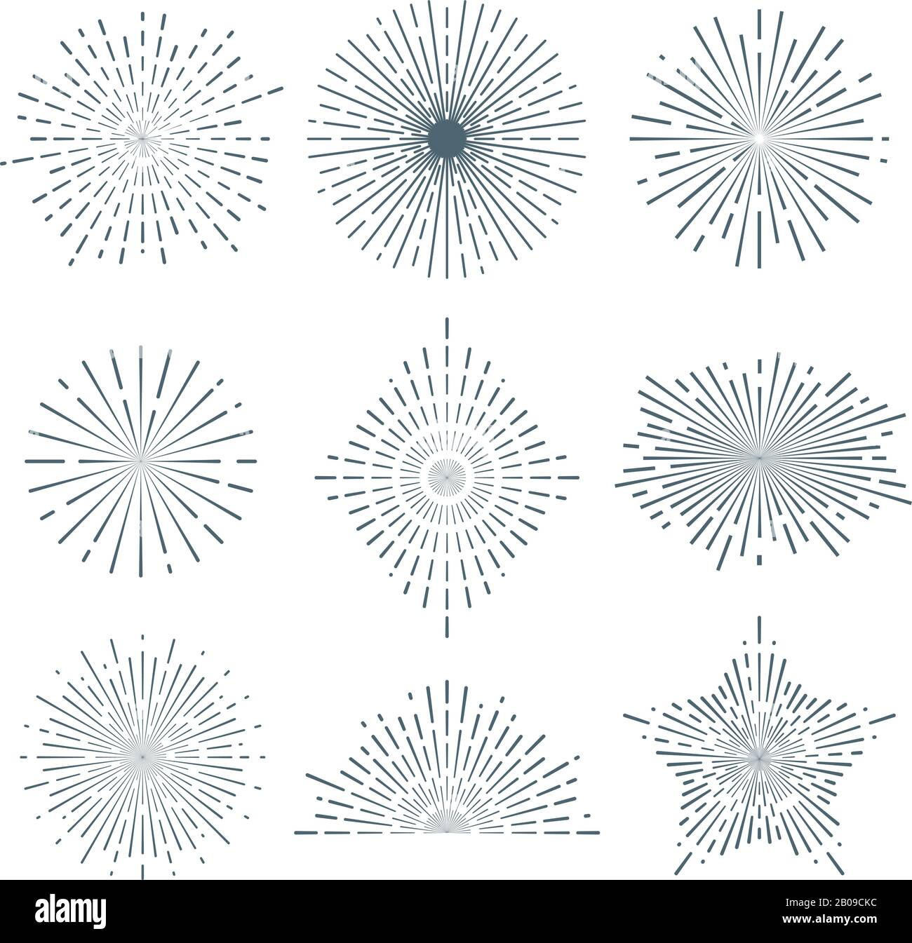 Abstract radial design Cut Out Stock Images & Pictures - Alamy