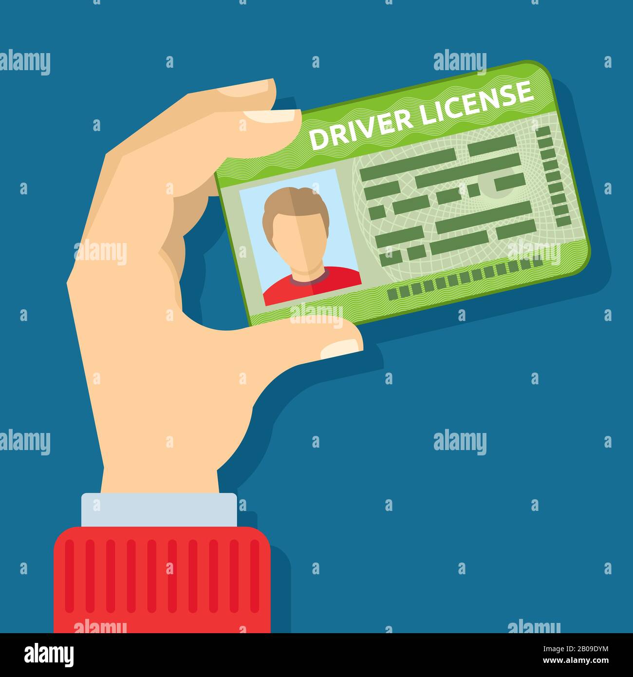 Driving licence card Stock Vector Images - Alamy