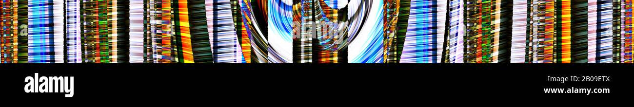 Digital art, panoramic abstract objects with soft lighting, Germany ...