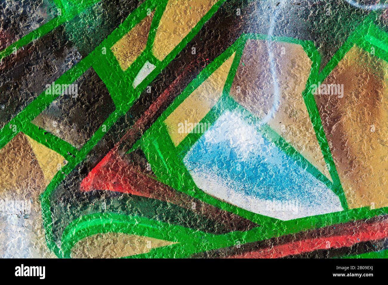 abstract painting on rough concrete surface Stock Photo - Alamy