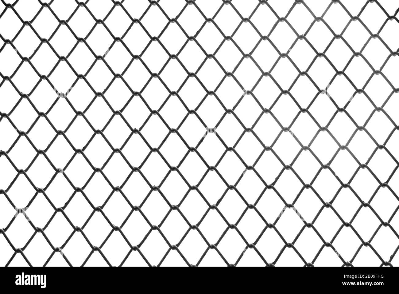 Galvanized mesh fencing close up. Seamless steel metal wire fence ...