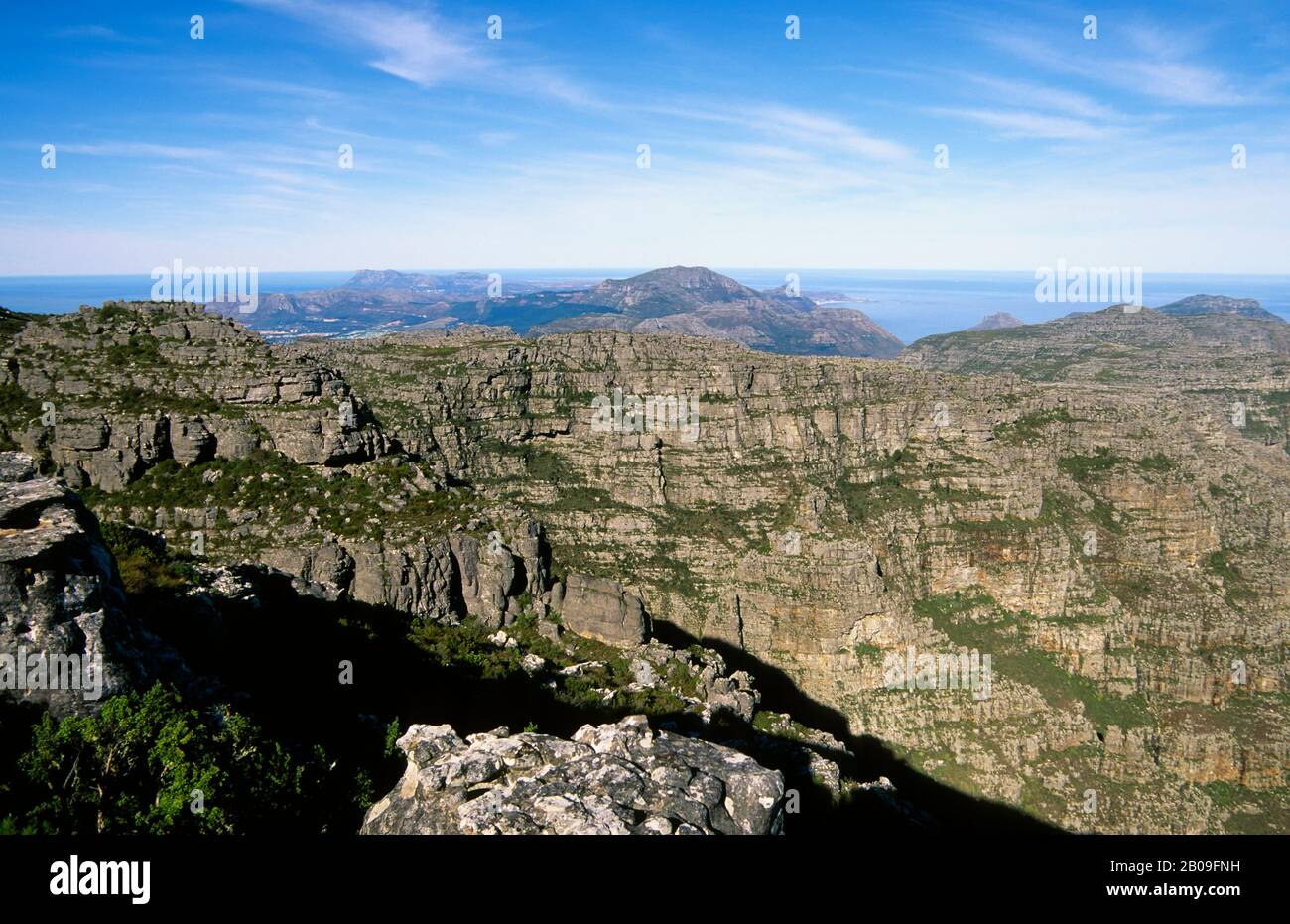 SOUTH AFRICA, CAPE TOWN, TABLE MOUNTAIN, VIEW OF CONSTANTIABERGE Stock ...