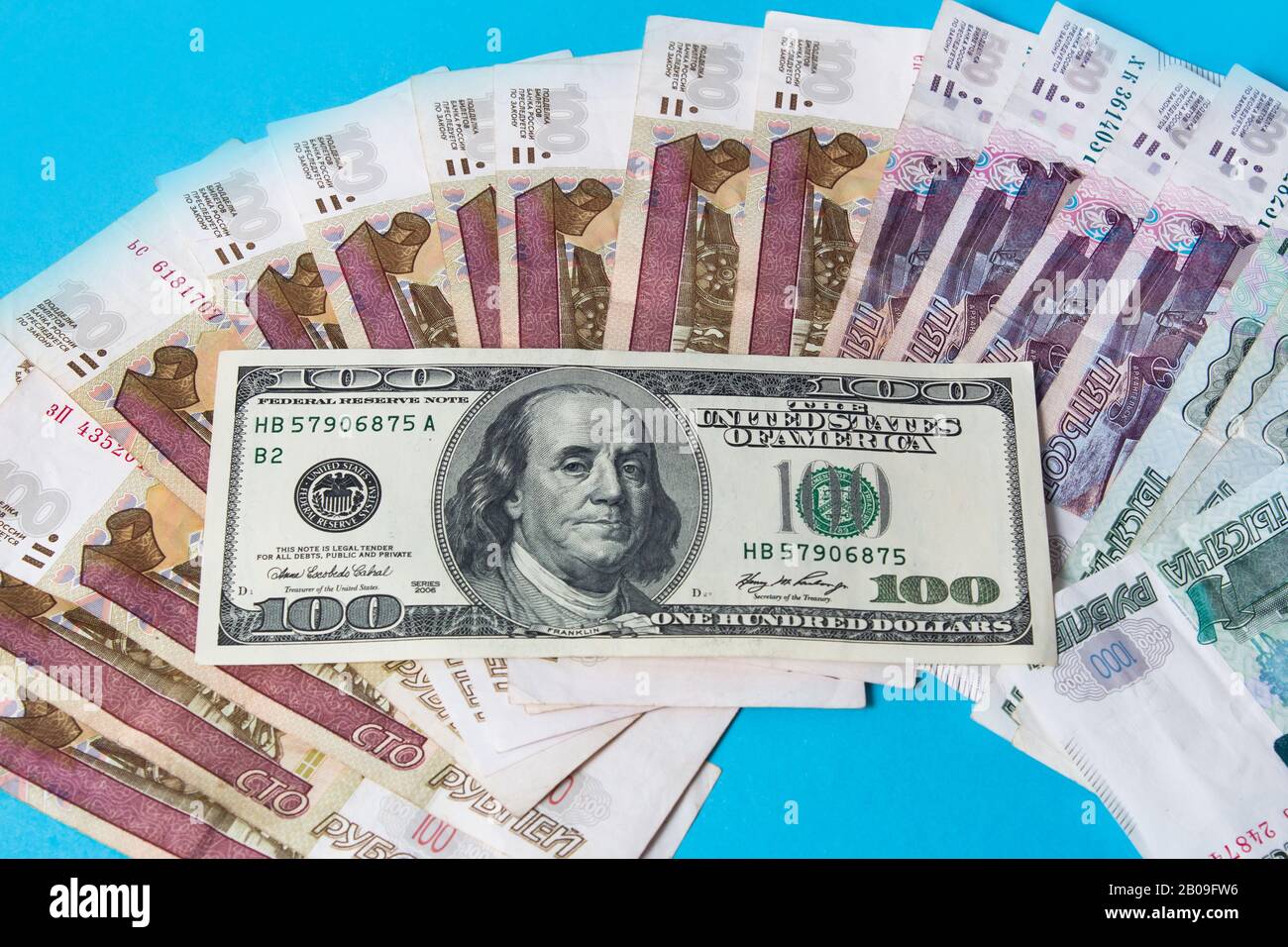 100 rouble note hi-res stock photography and images - Alamy