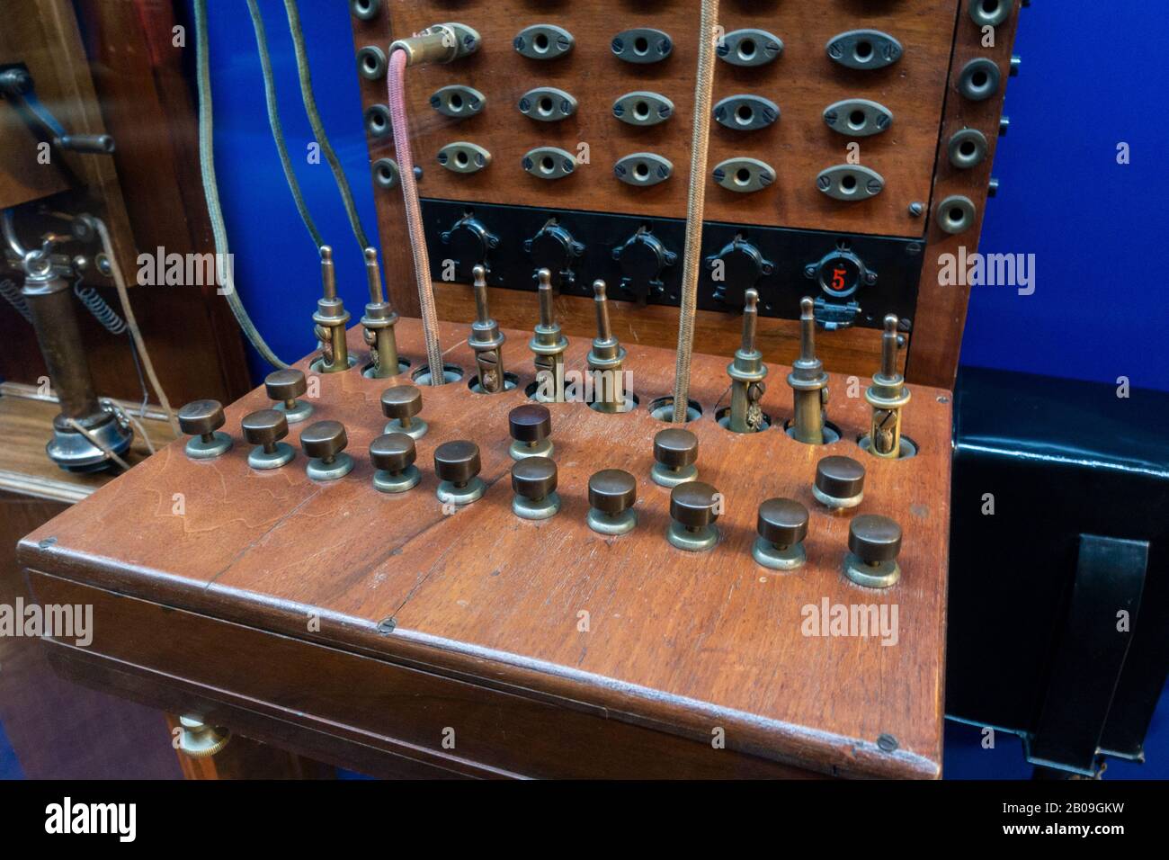 Switchboard cabinet by Friedrich Reiner (1885) in the Museum of ...