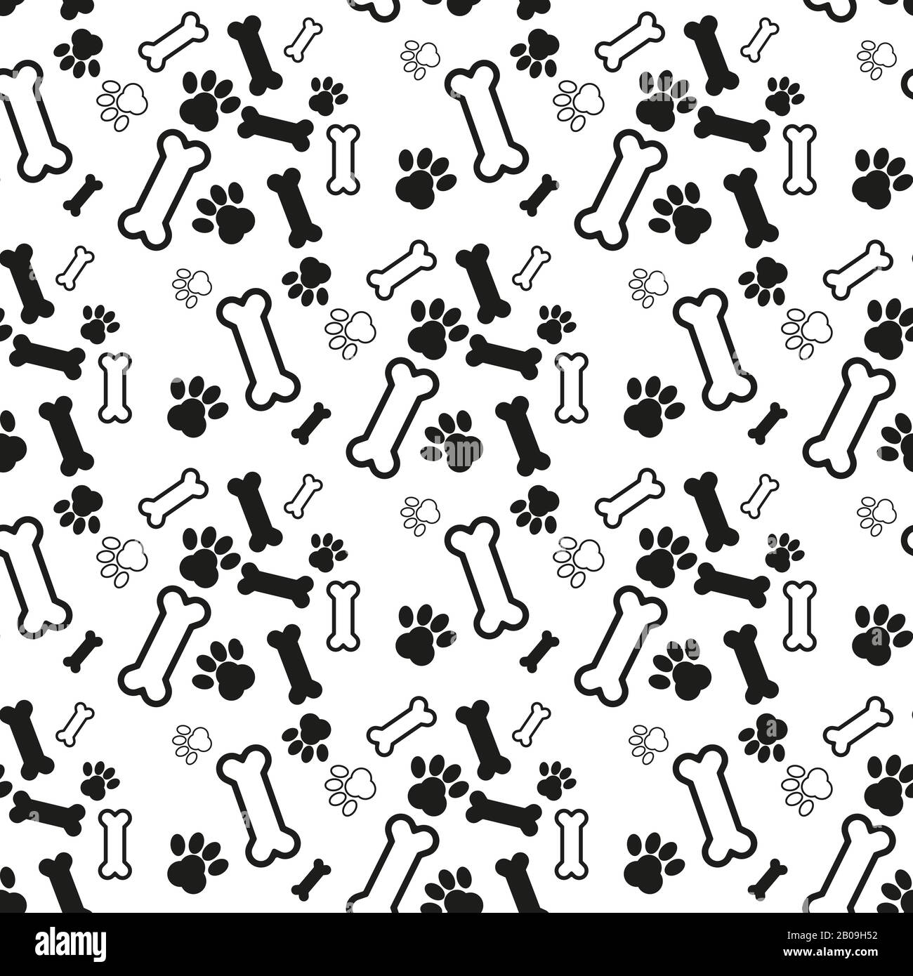 Dog bone print background hi-res stock photography and images - Alamy