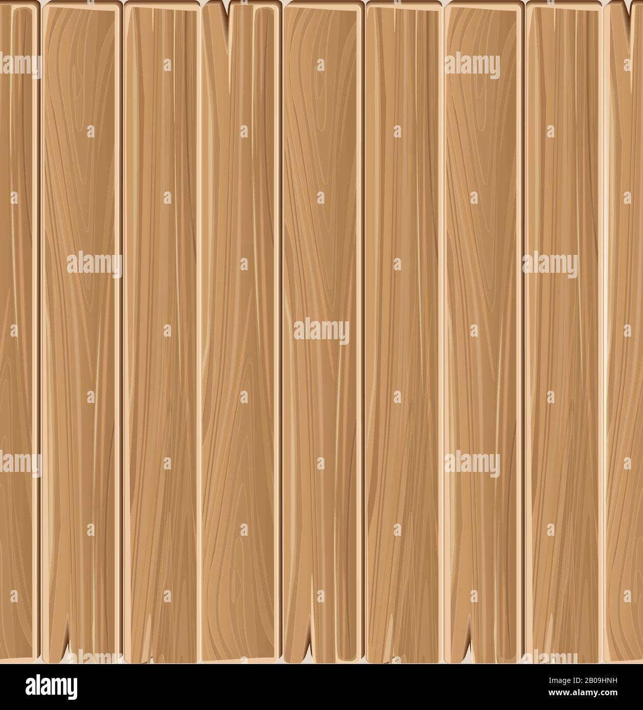 Wooden planks board vector seamless pattern. Backdrop material timber ...