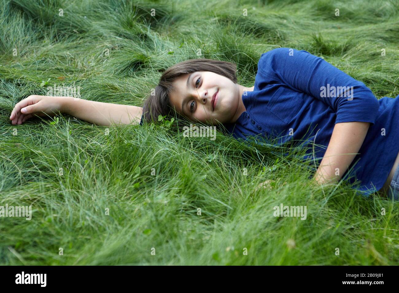 Beautiful tween girl in hi-res stock photography and images - Alamy