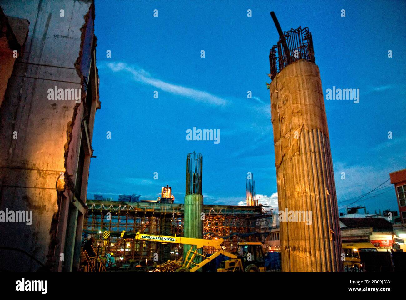 Buildings on the Ulsoor main road have been demolished to build a ...