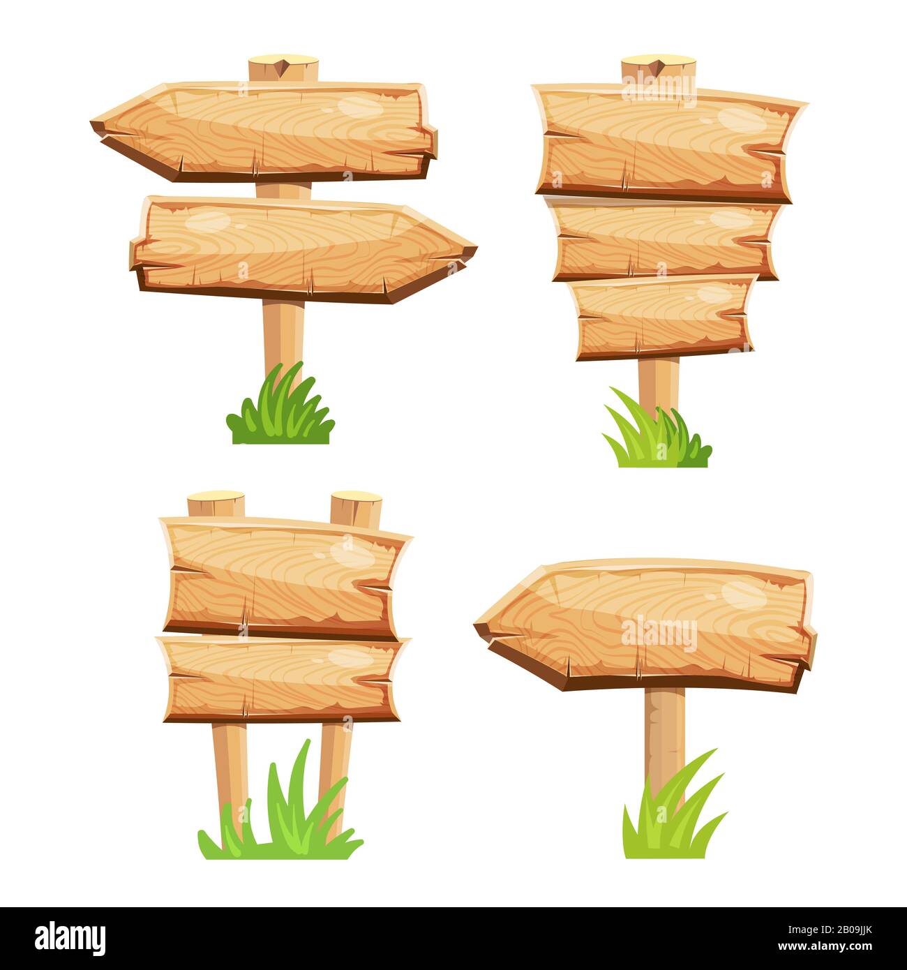 Empty Vintage Cartoon Wood Sign Board Or West Vector Image, 48% OFF