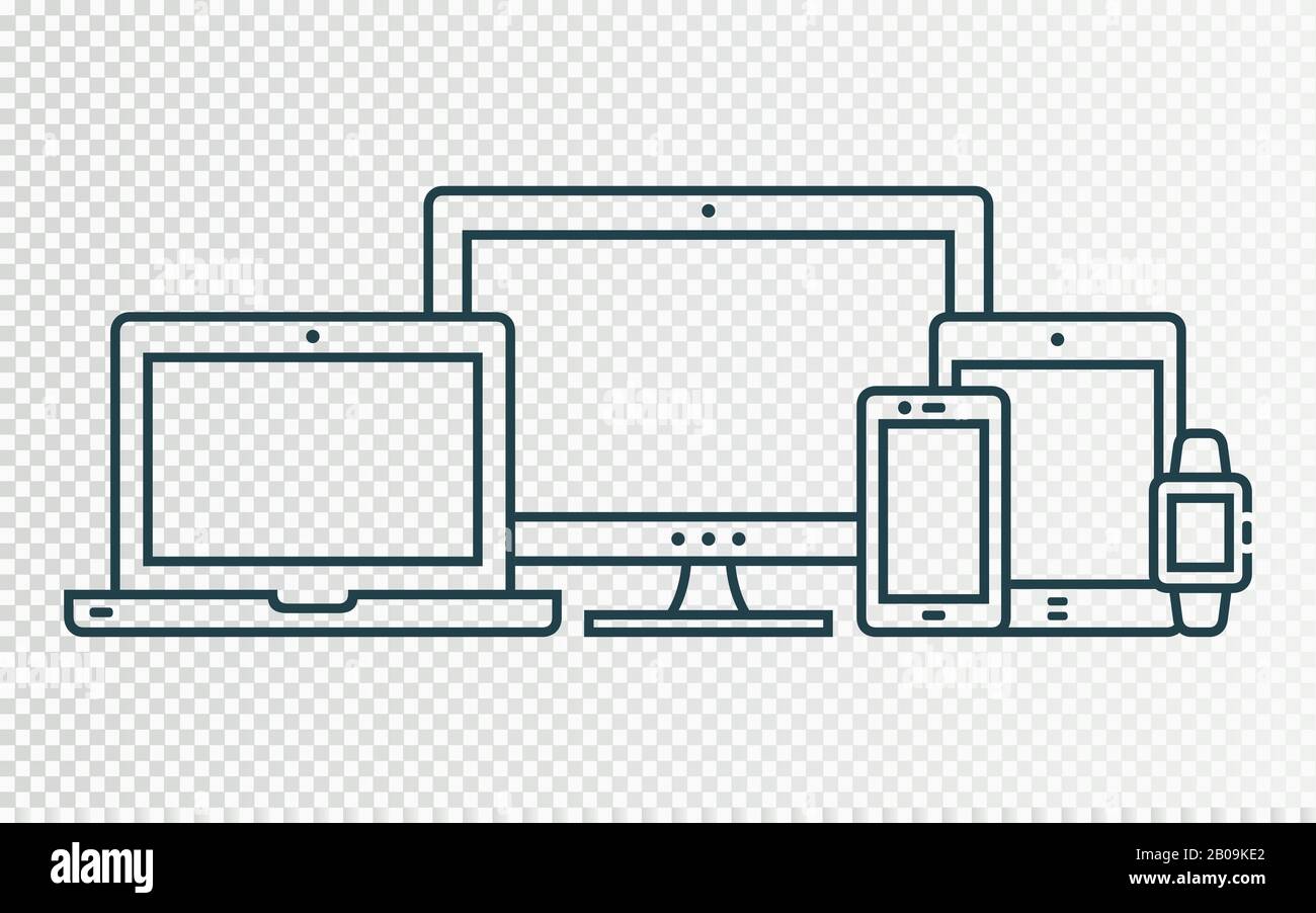 Responsive design for web - computer screen, laptop, smartphone, tablet ... Responsive design for web - computer screen, laptop, smartphone, tablet ...
