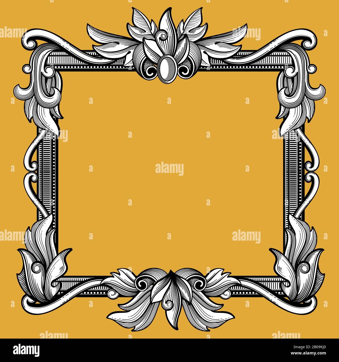 Decoration baroque Stock Vector Images - Alamy