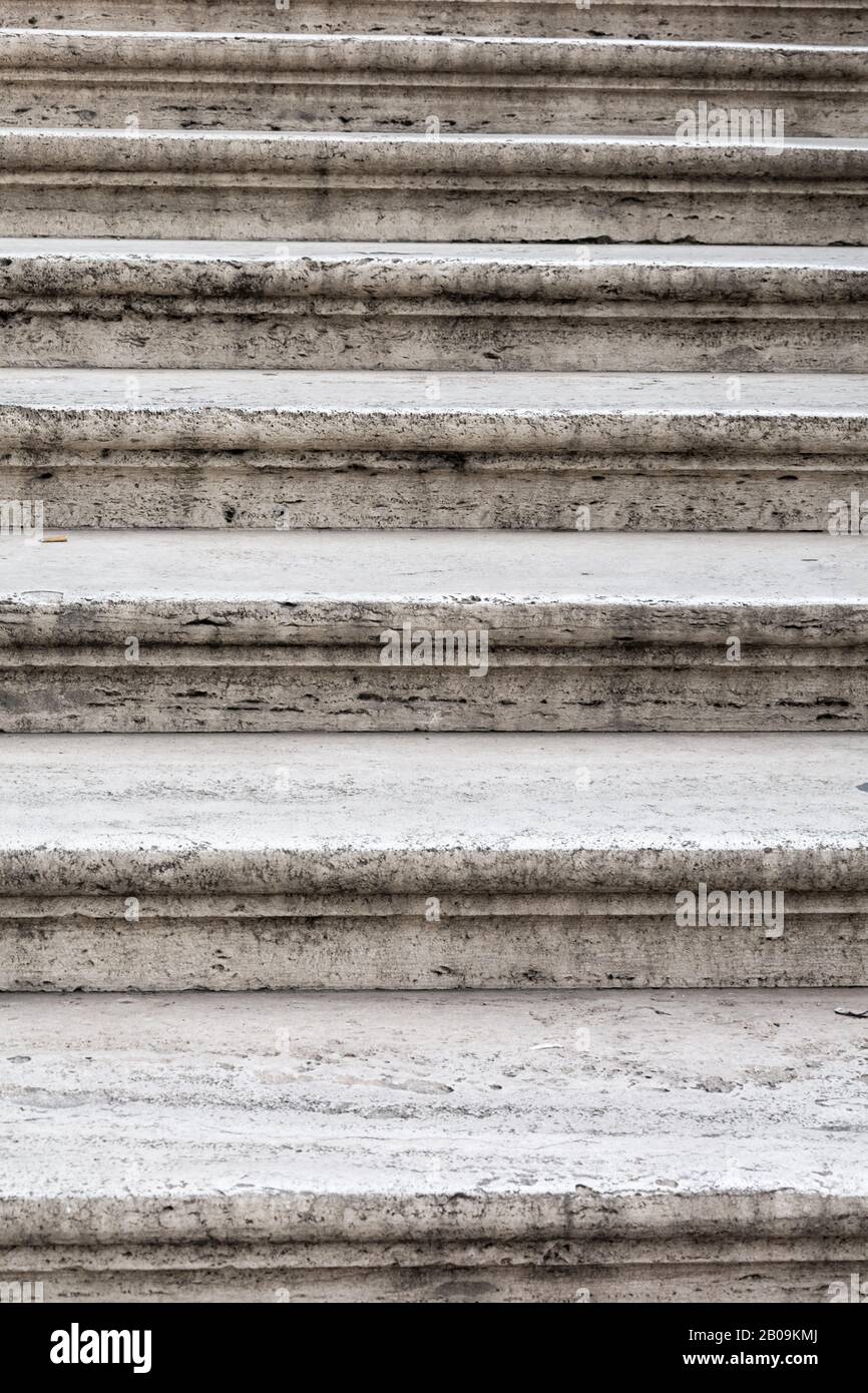 Old travertine steps, ancient city Stock Photo - Alamy