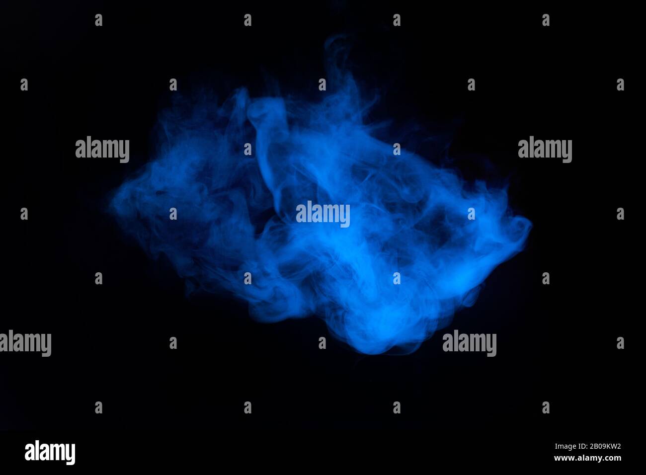 Abstract neon light smoke effect on black background. Smoke cloud ...