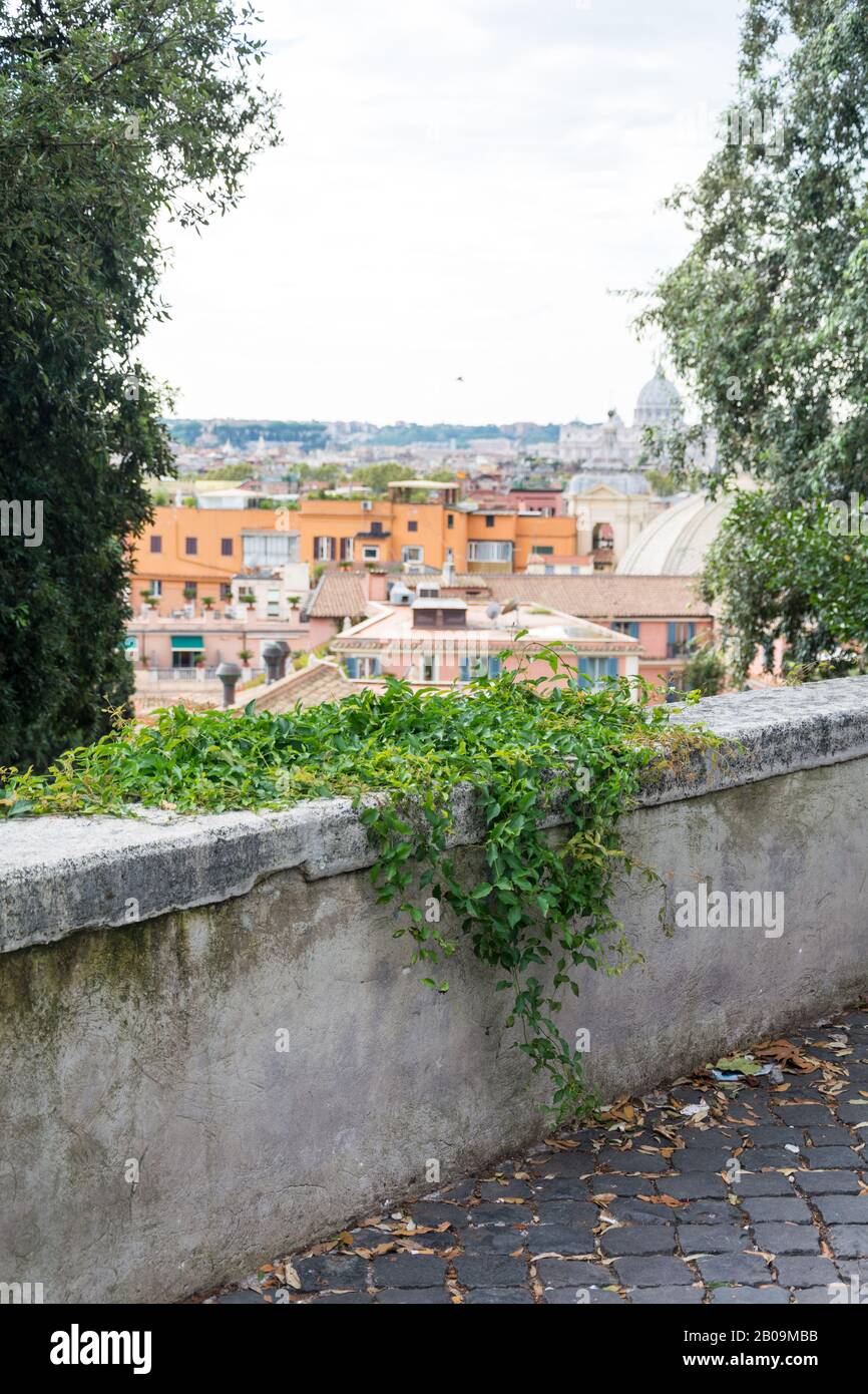 Rome rooftop panorama view hi-res stock photography and images - Alamy