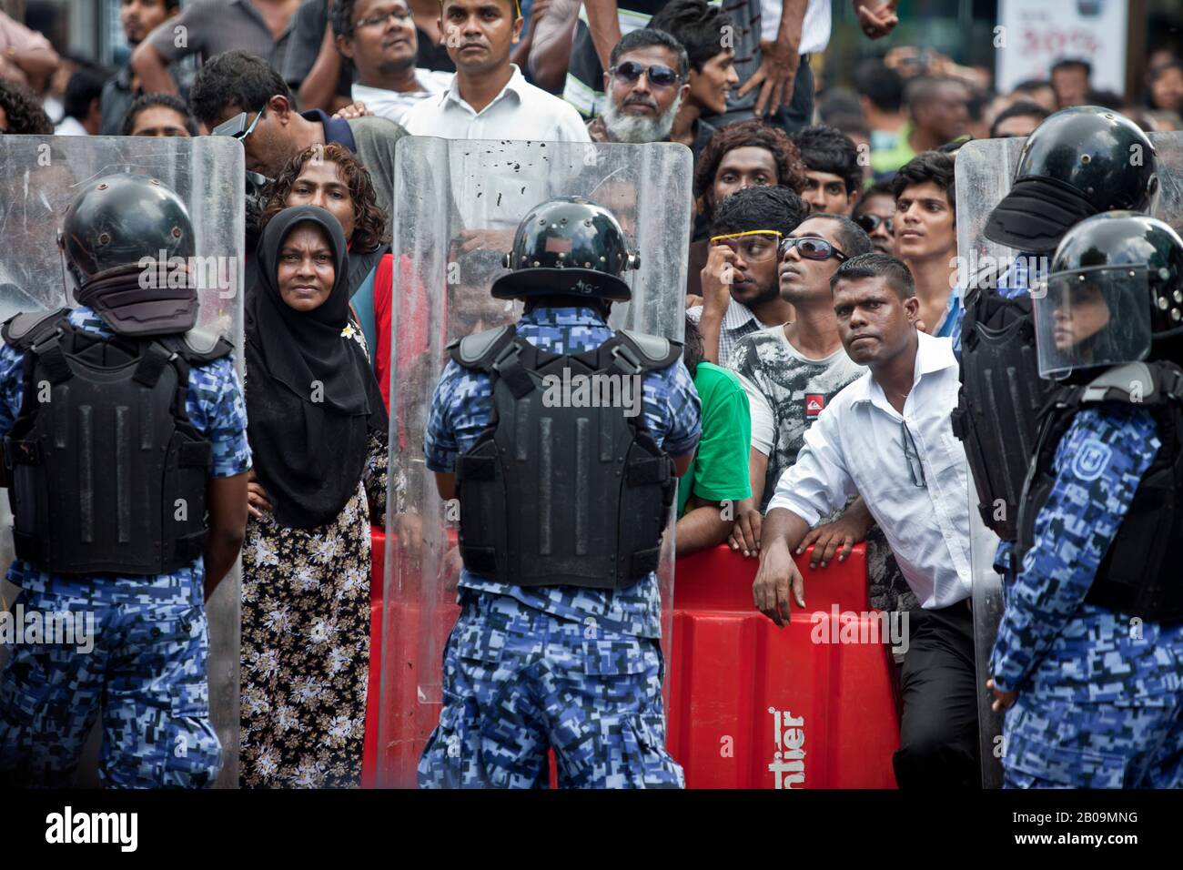 Protest in Maldives. This was against the removal of former Maldives ...