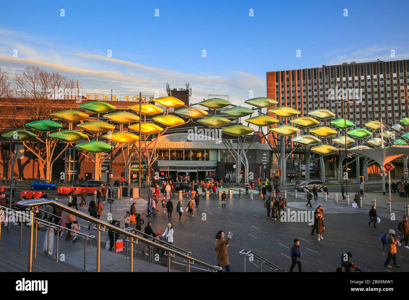 Stratford Centre, Shopping Centre and Mall front exterior with The ...